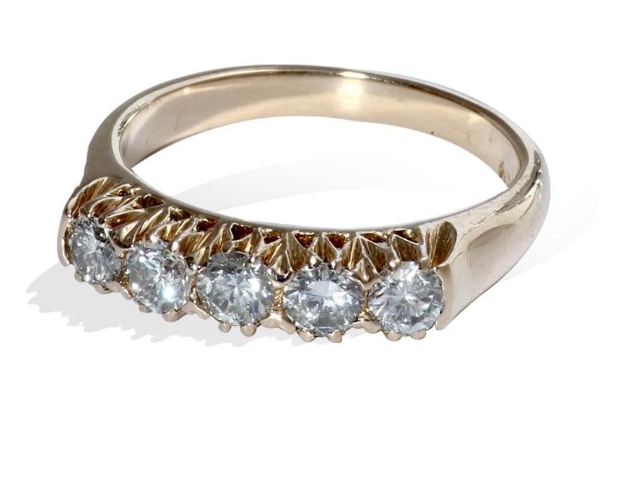 Gold Diamond Ring – Jewelslane